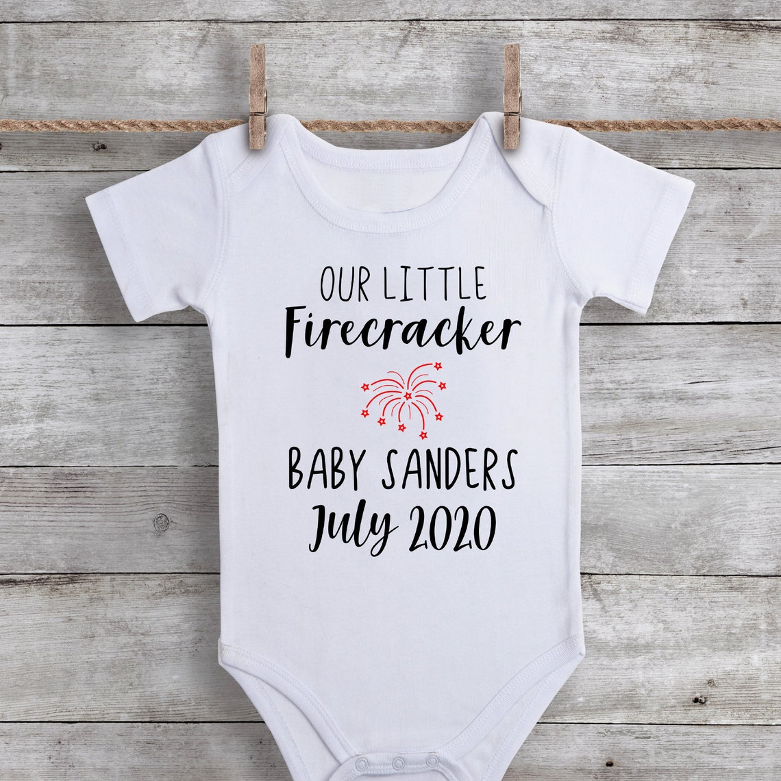 Our Little Firecracker Pregnancy Announcement Shirt, 4th of July Summer ...