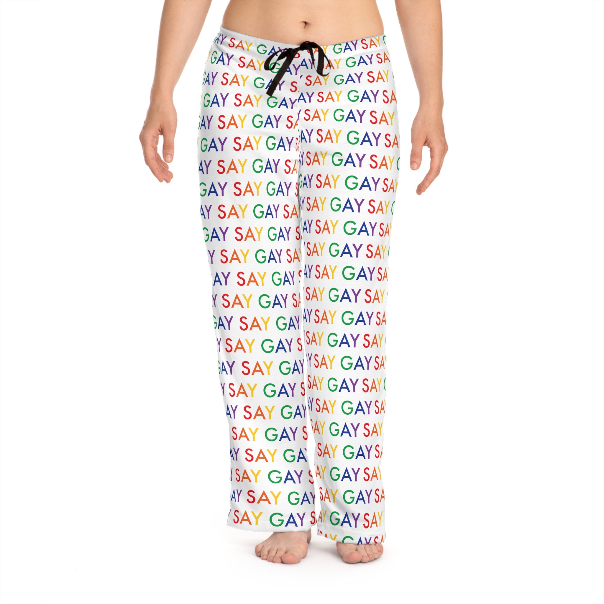 LGBTQ Pride Women's Pajama Pants Say Gay LGBTQ Pride - Etsy