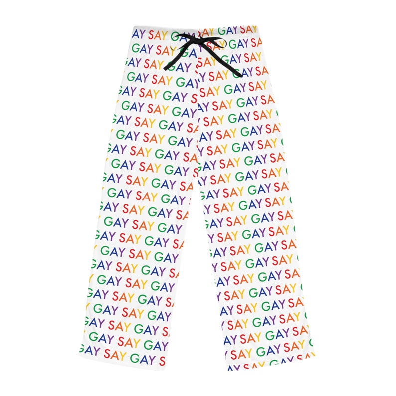 LGBTQ Pride Women's Pajama Pants SAY GAY Pride Gift for Her Pride ...