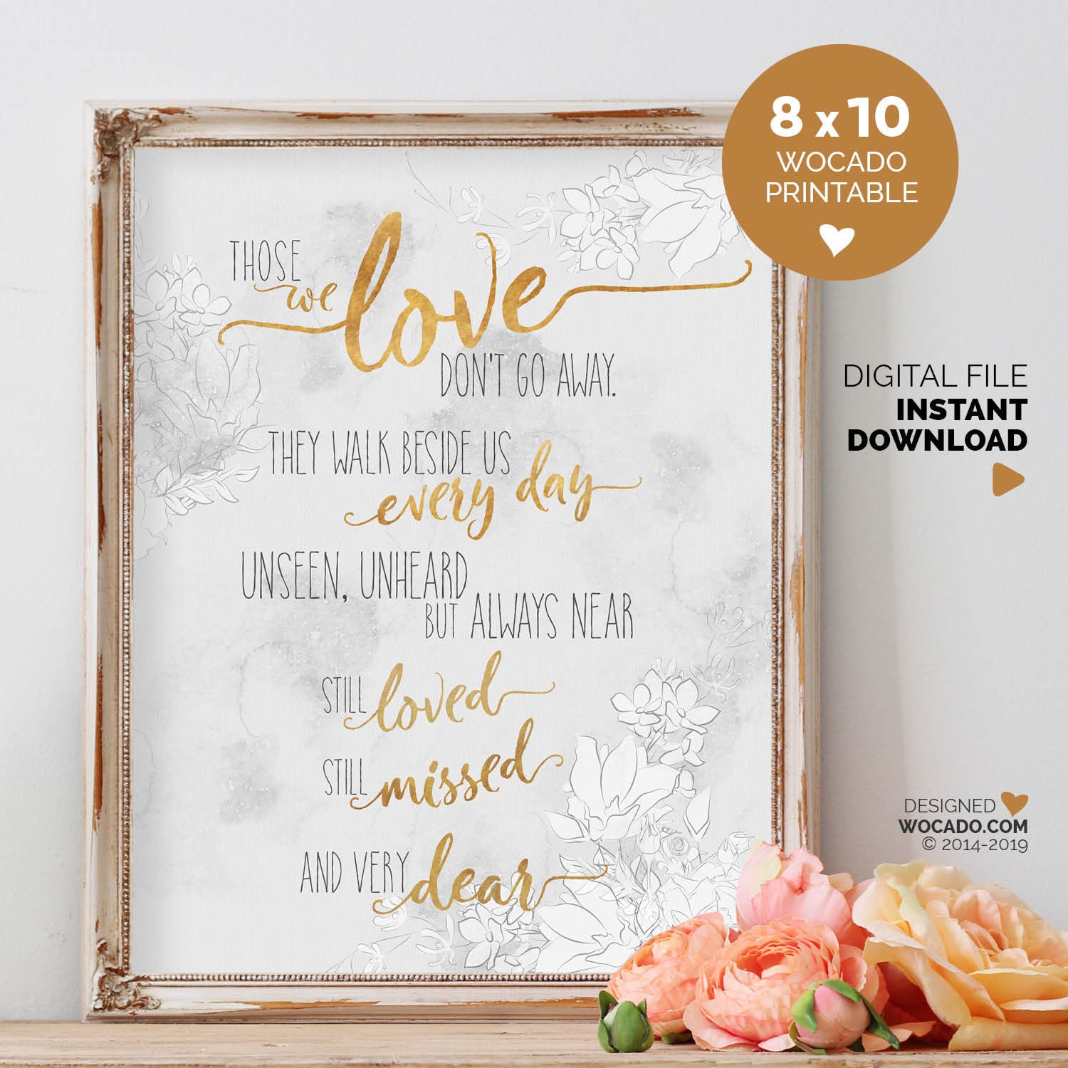 In Loving Memory Wedding Memorial Table Sign Memory Sign | Etsy