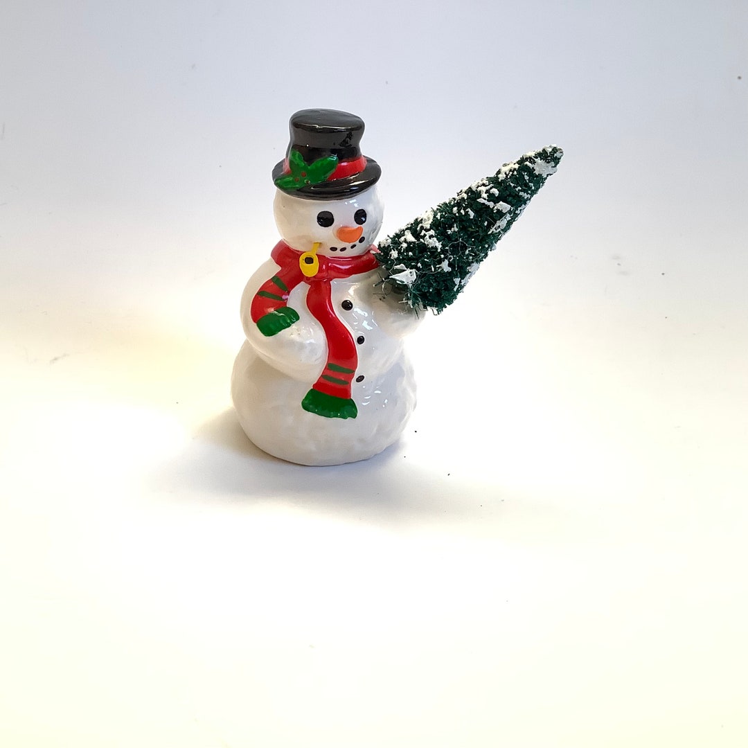Vintage Snowman/dept 56 Model 51640/dept 56 Snow Village A Tree for Me ...