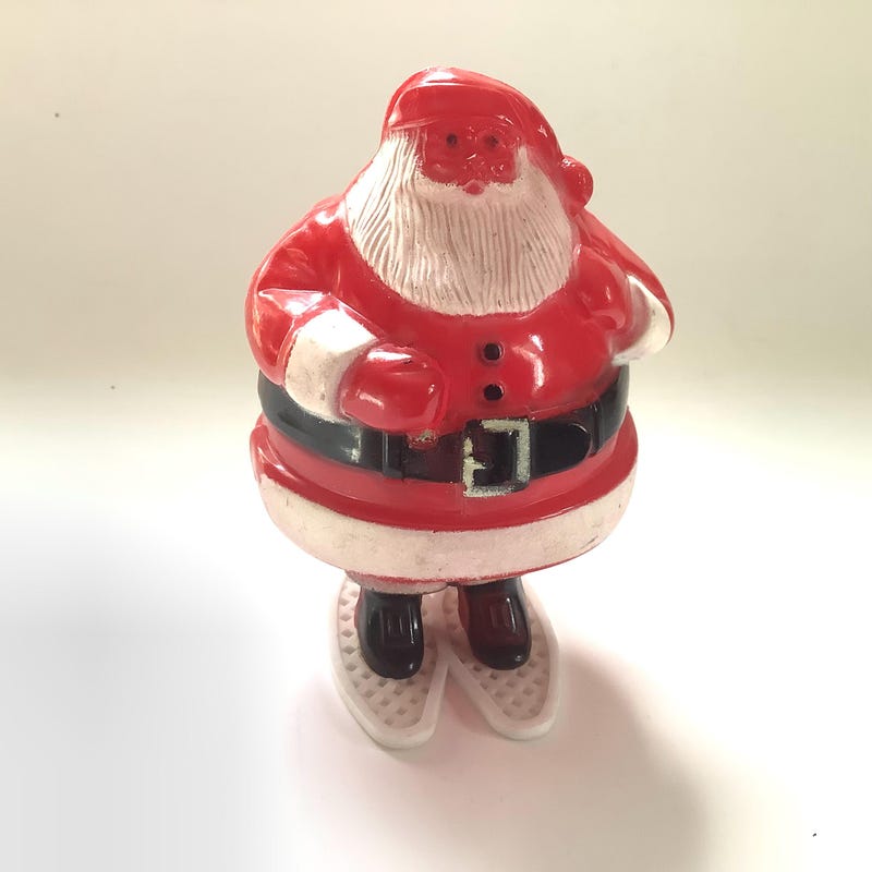 Plastic Santa - Etsy