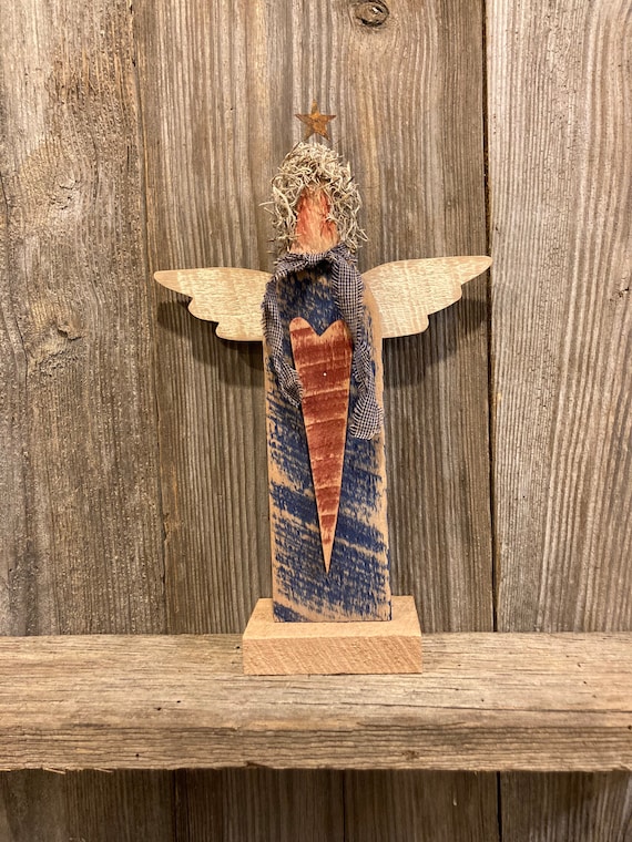 Primitive Wood Angels