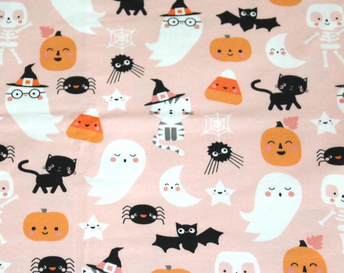 Halloween Flannel Fabric * Halloween Fabric * Snuggle Flannel * Black ...