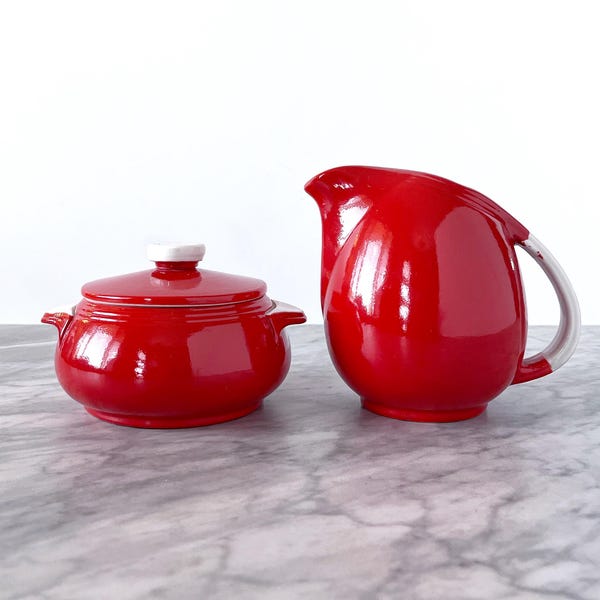 Red Creamer - Etsy