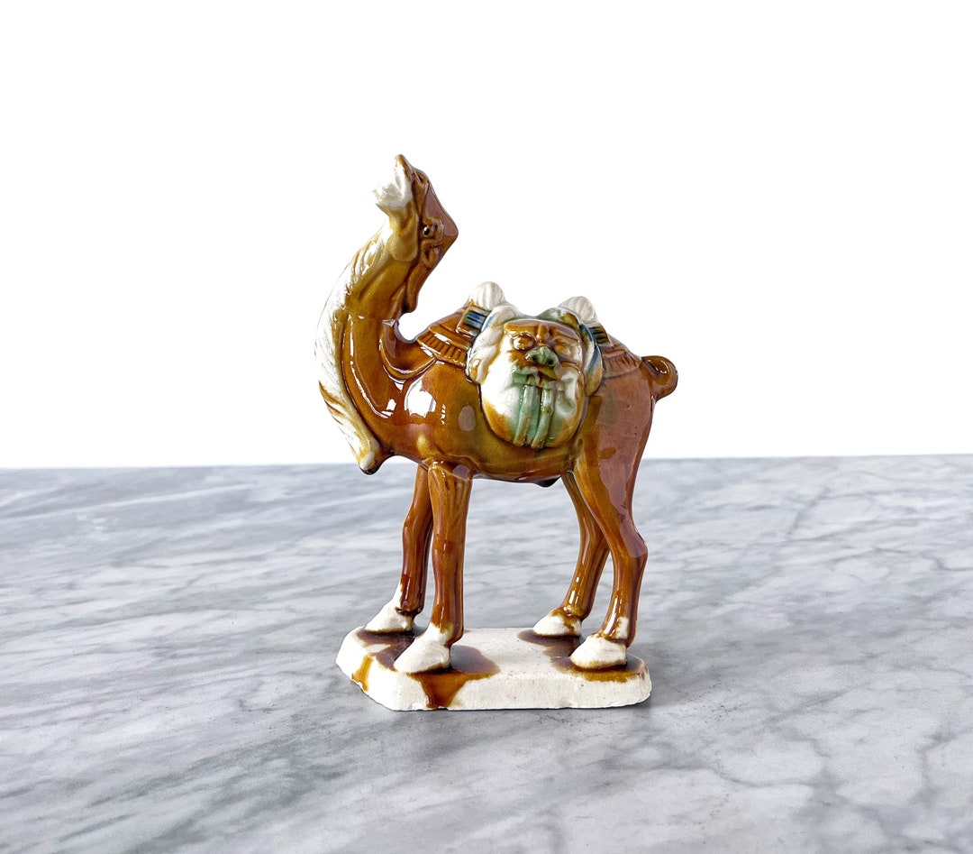 Vintage Ceramic Camel With Saddle and Bags - Global Traditional ...
