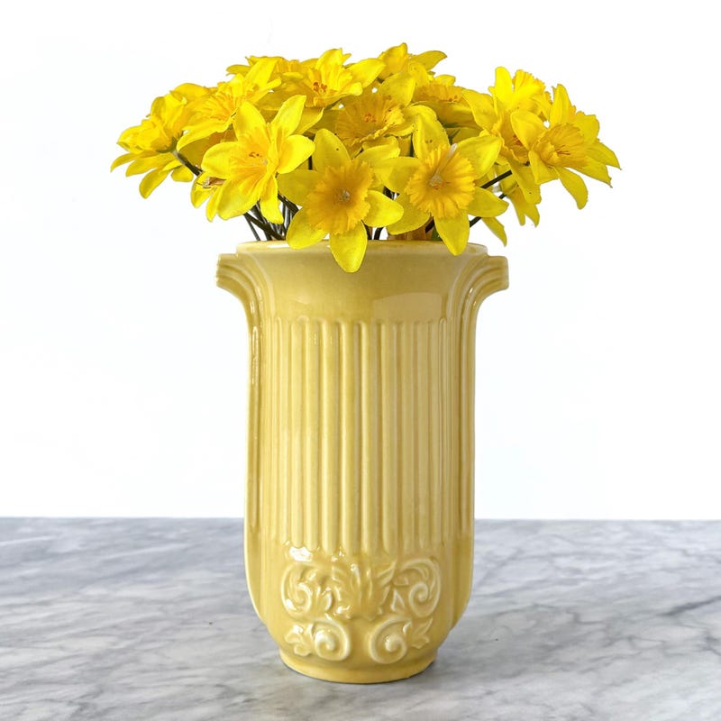 Fluted Vase - Etsy