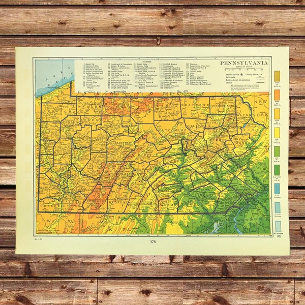 Topo Map - Etsy