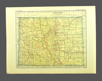 Colorado Railroad Map - Etsy