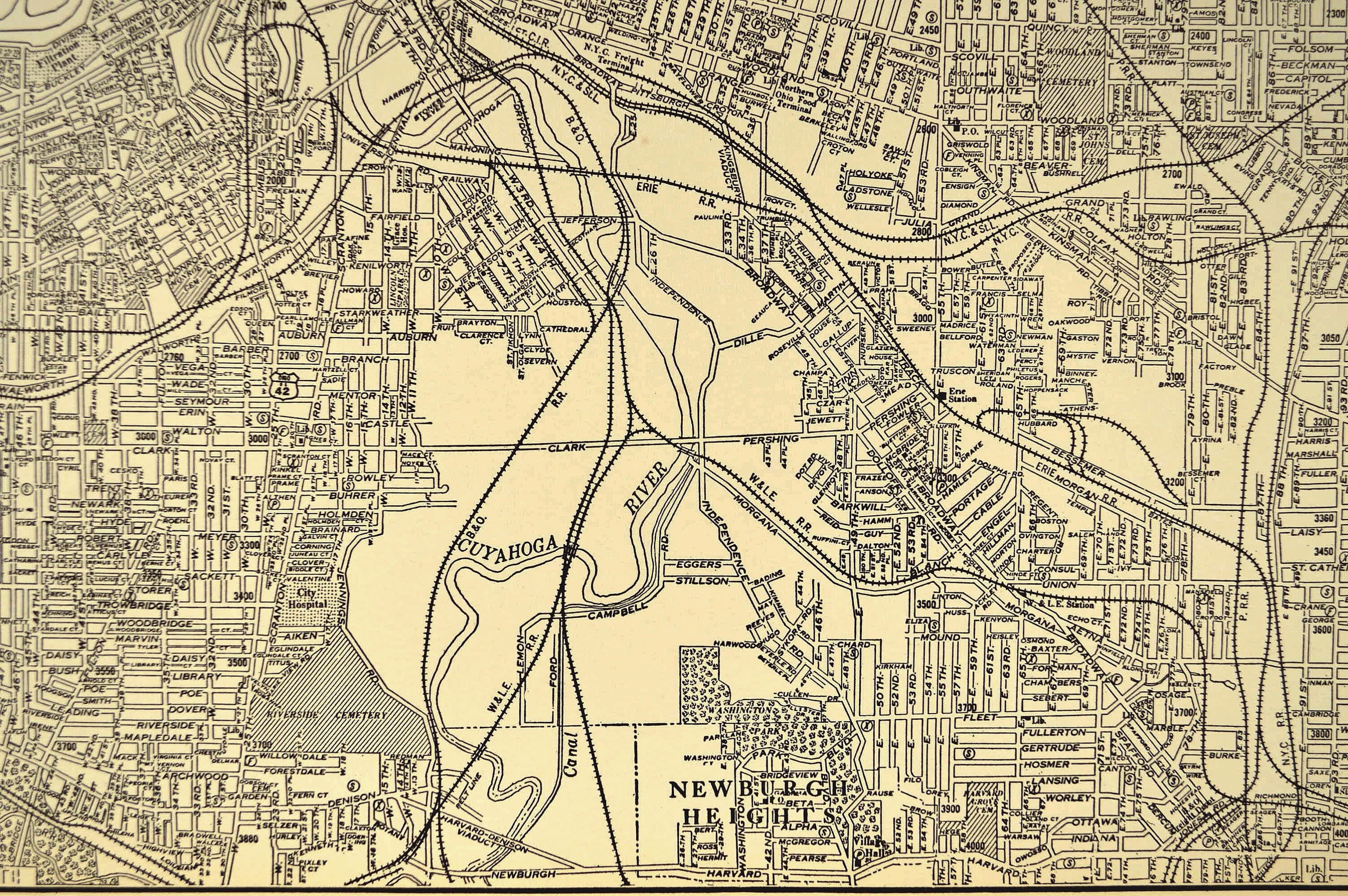 Map Of Cleveland Streets