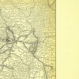 1928 Antique ST LOUIS Railroad Map Vintage San Francisco Railway Map ...
