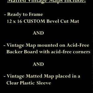Vintage UNITED STATES Map Wall Art Decor Frameable ORIGINAL Ready to ...