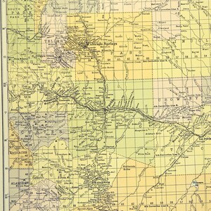 Eastern COLORADO MAP of Colorado Wall Art Decor LARGE Eastern - Etsy