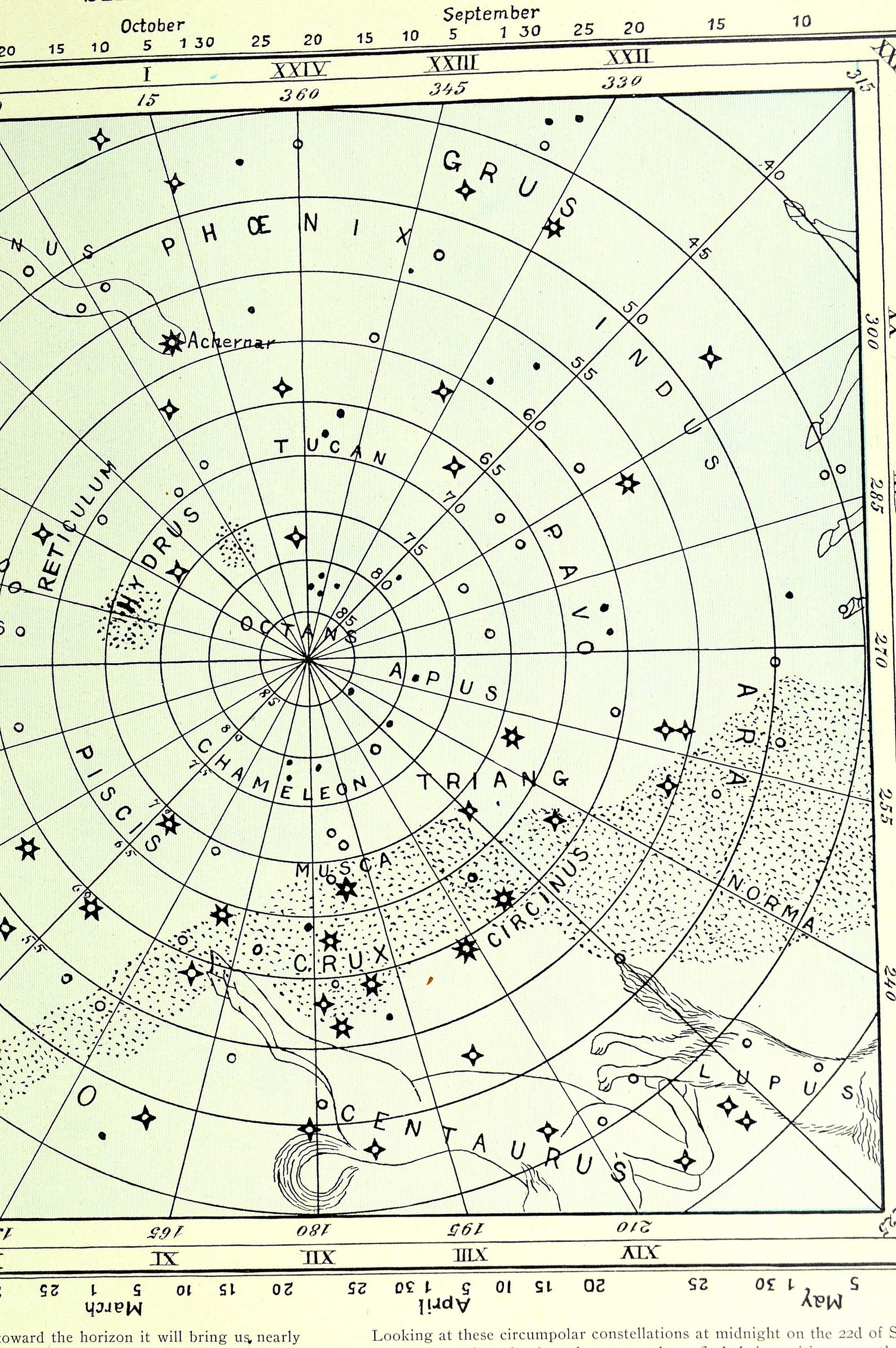 Star Chart Map of the Stars Wall Art Constellation Map - Etsy
