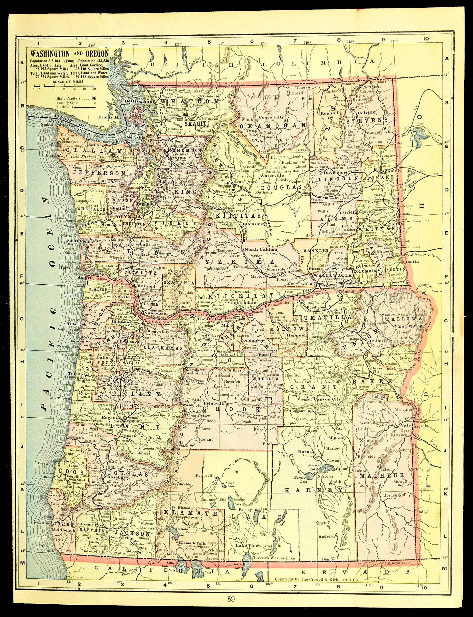 Washington County Oregon Map With Cities - United States Map