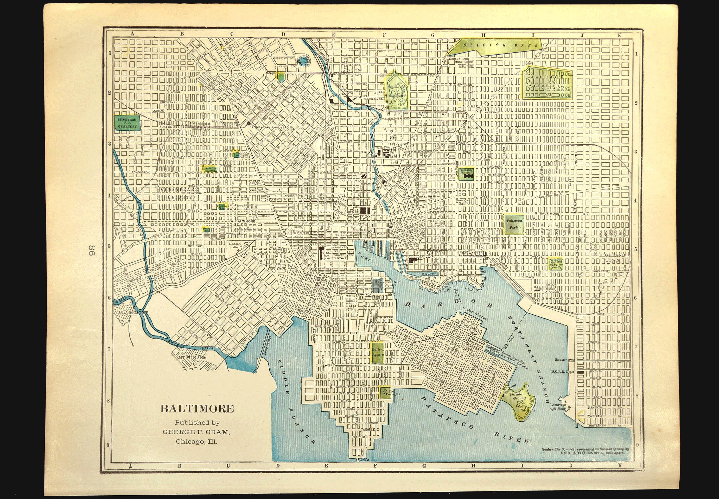 Baltimore County Street Map Printable