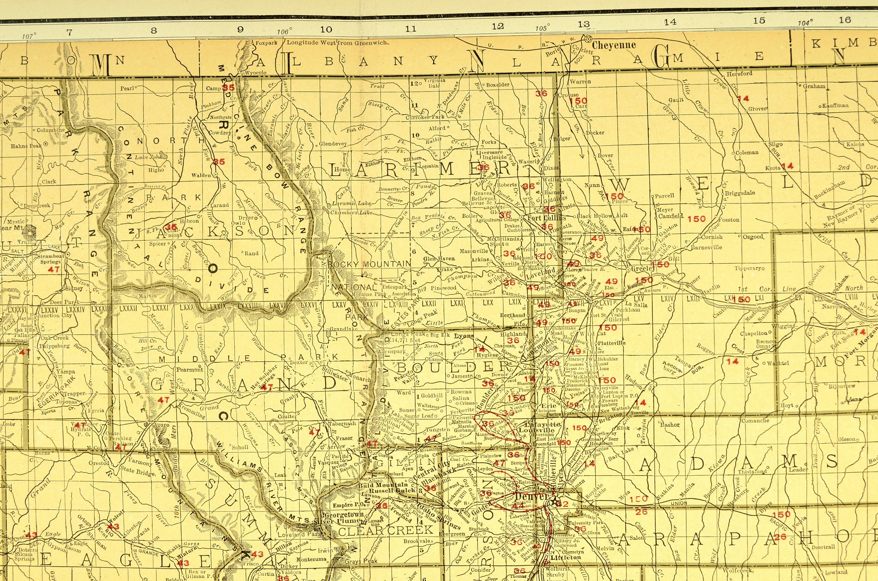 Colorado Railroad Map