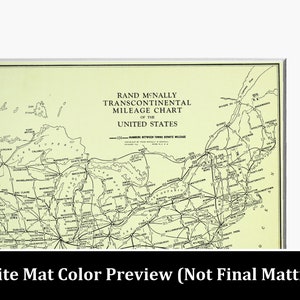 Vintage Wall Art US Roadway Map US Highway Map US 1930s Usa | Etsy