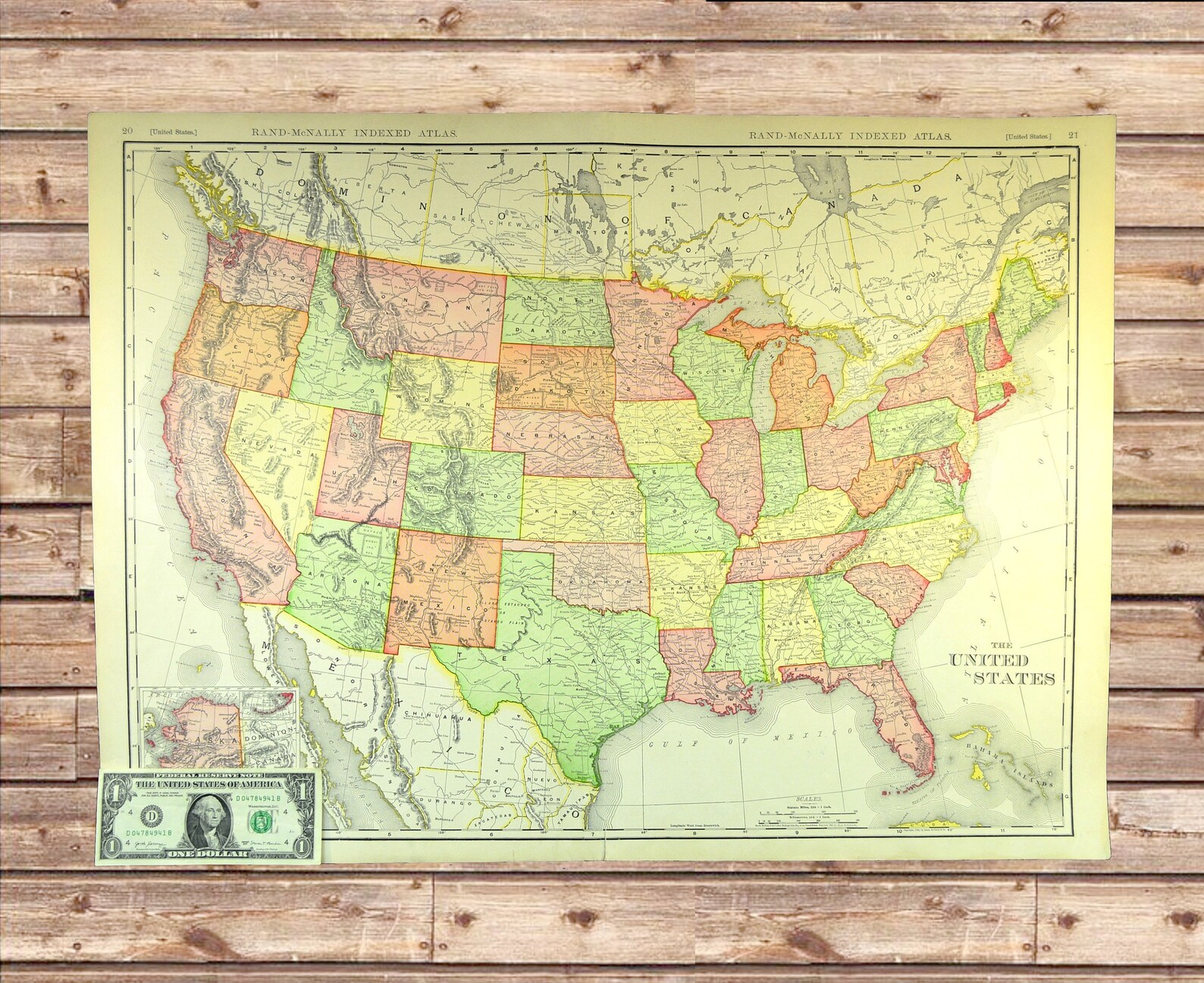 LARGE United States Map of the United States Wall Art ORIGINAL - Etsy
