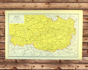 1930s Germany Map | Etsy