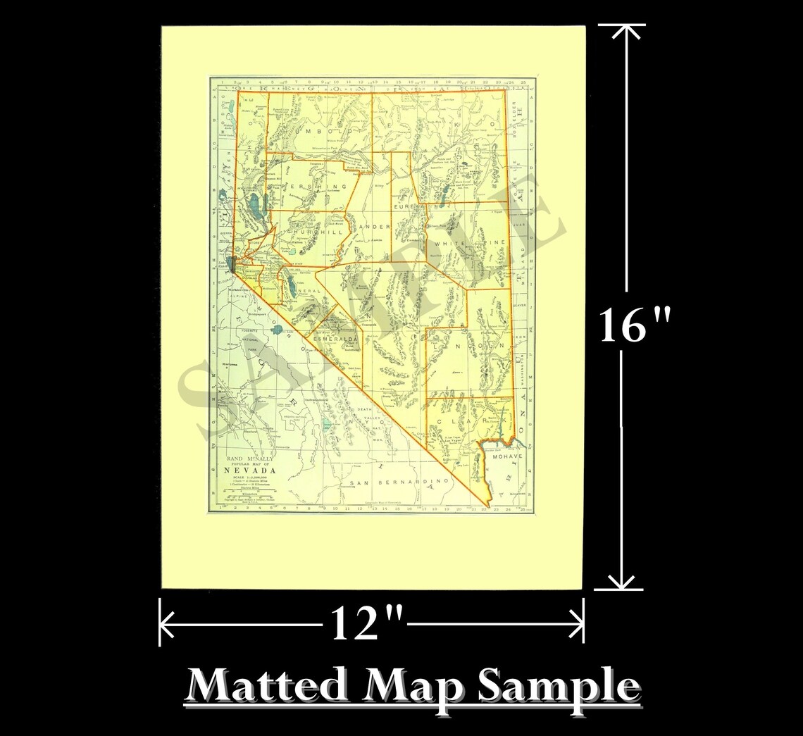 INDIA Map of India Wall Art Frameable Matted ORIGINAL Traveler - Etsy