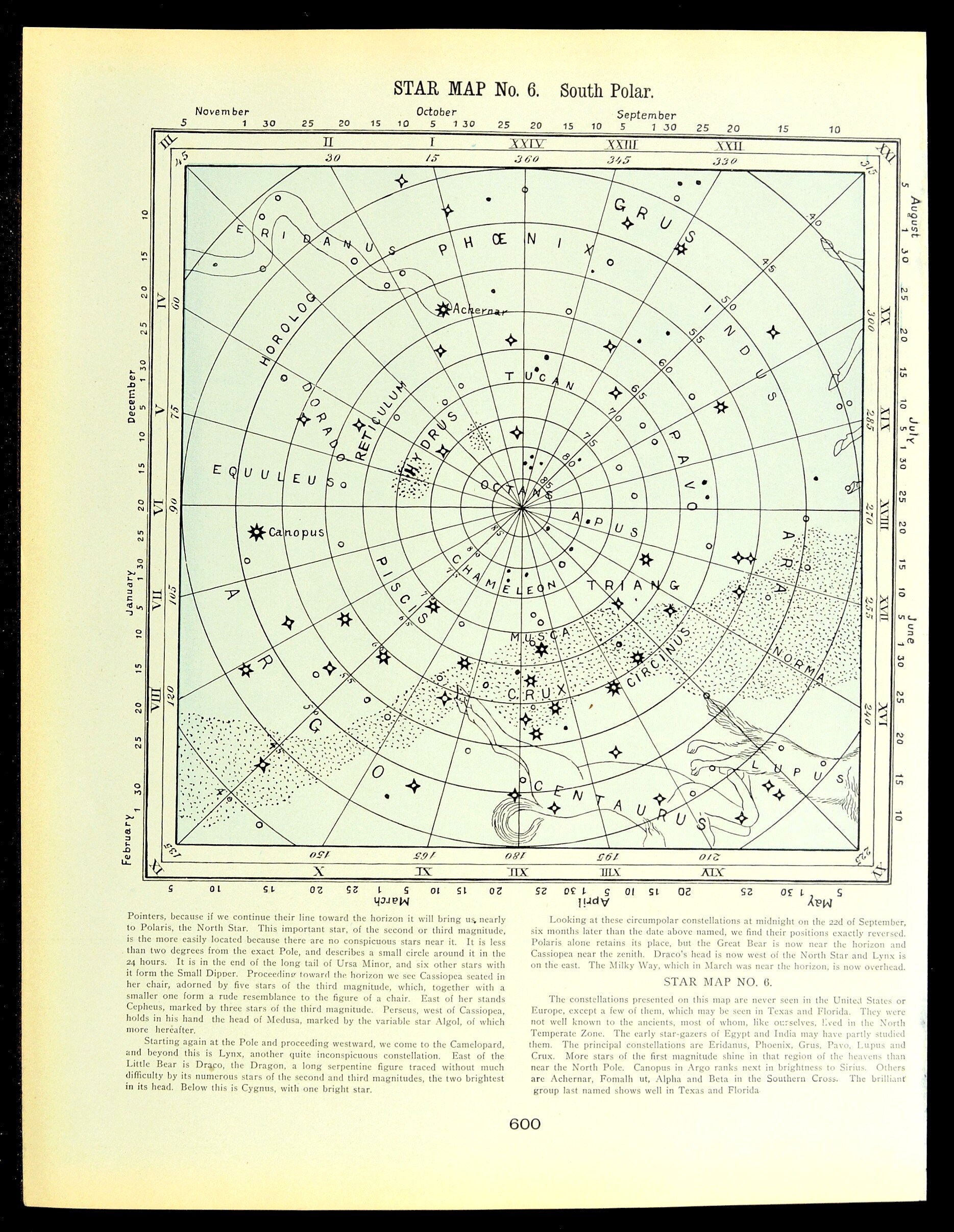 Star Chart Map of the Stars Wall Art Constellation Map - Etsy