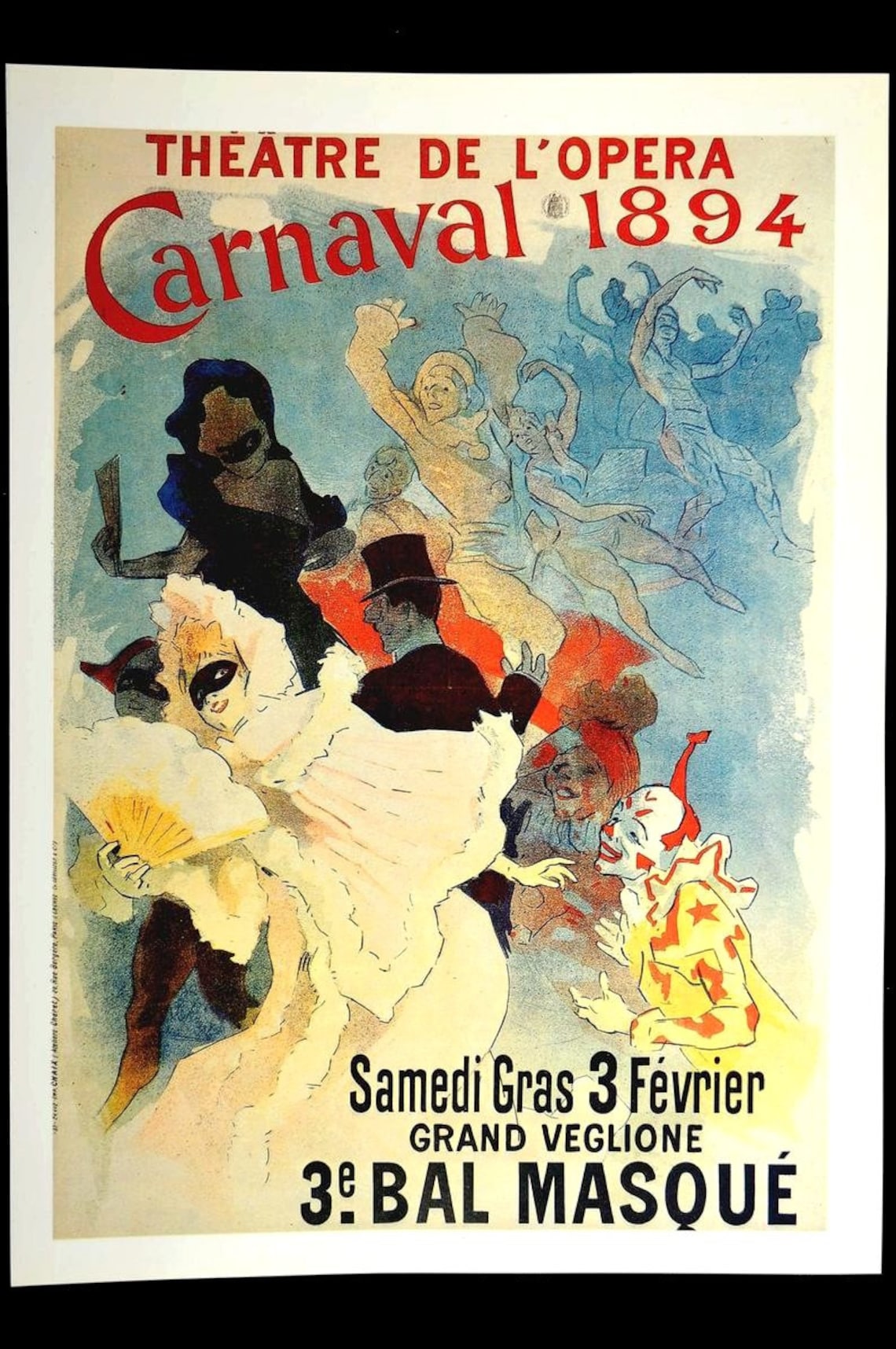 French Theater Poster Paris Opera Print Wall Art Parisian Gift - Etsy