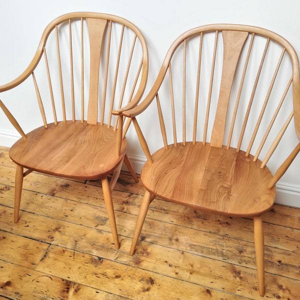 Ercol Dining Chairs - Etsy UK
