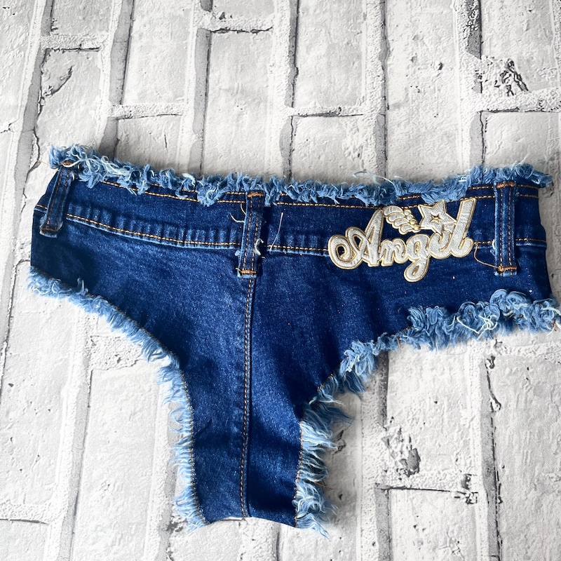 Denim Thong - Etsy