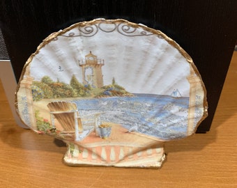Handmade Decoupage Sea Shell Beach Theme - Etsy