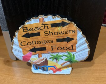 Handmade Decoupage Sea Shell Beach Theme - Etsy