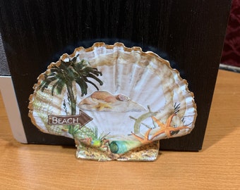Handmade Decoupage Sea Shell Beach Theme - Etsy