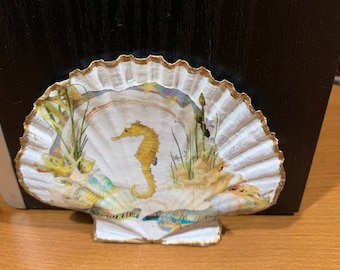 Handmade Decoupage Sea Shell Beach Theme - Etsy