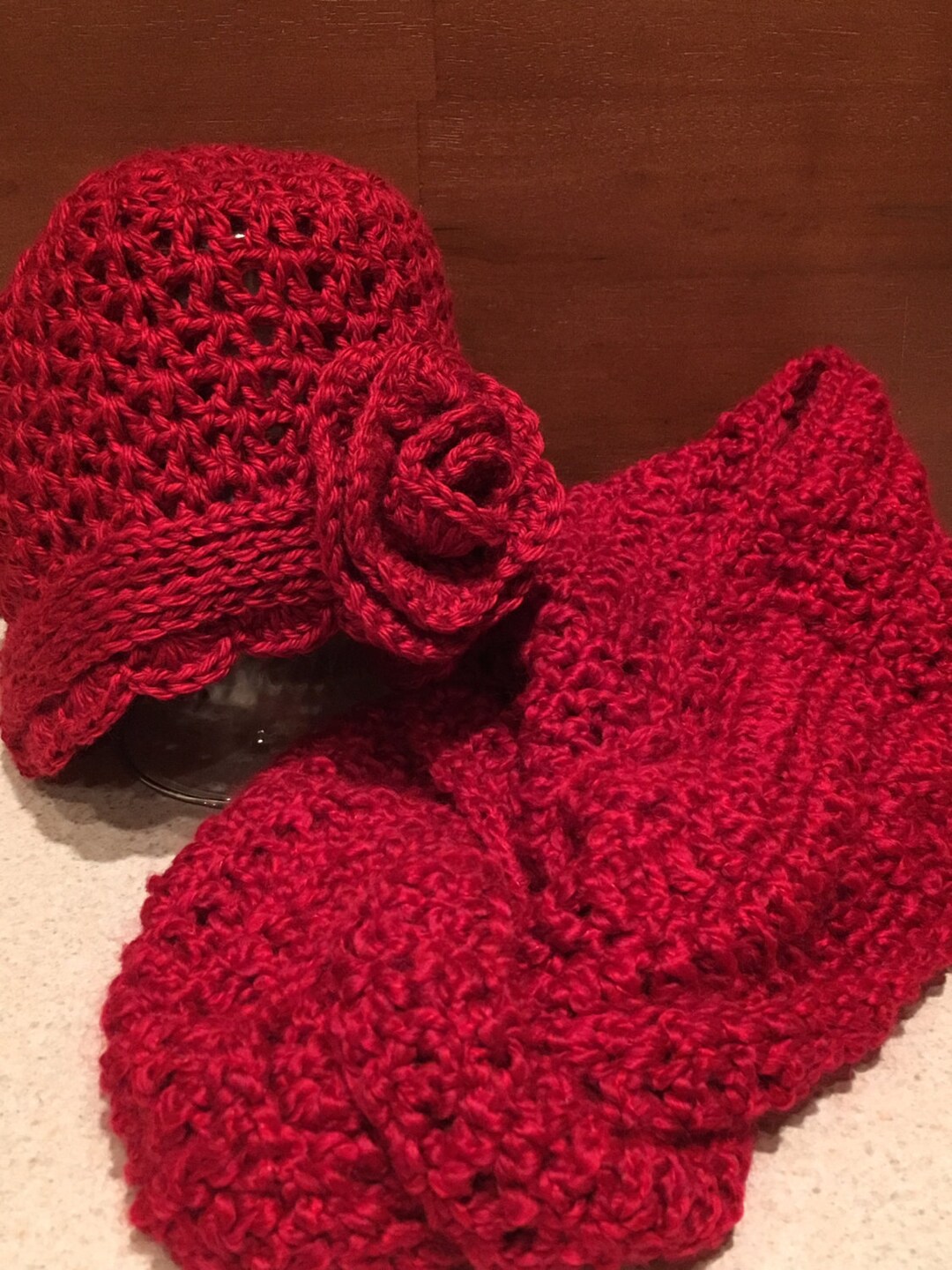 Ladies Clouch Hat With Flower - Etsy