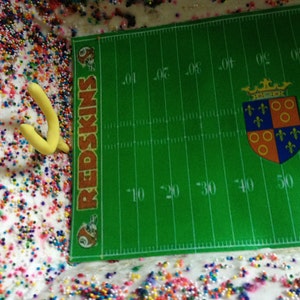 FOOTBALL FIELD Cake Topper Kit - Etsy