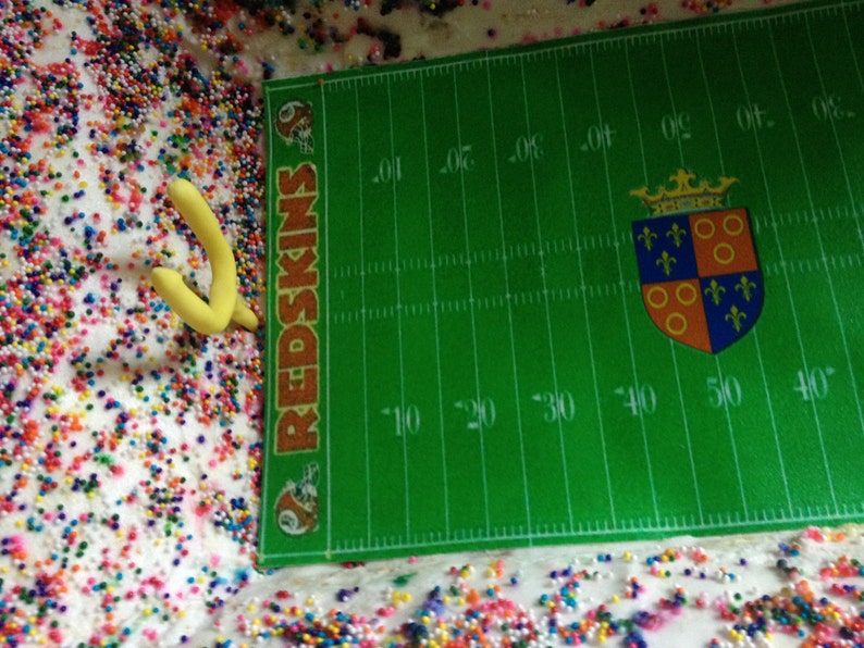 FOOTBALL FIELD Cake Topper Kit - Etsy
