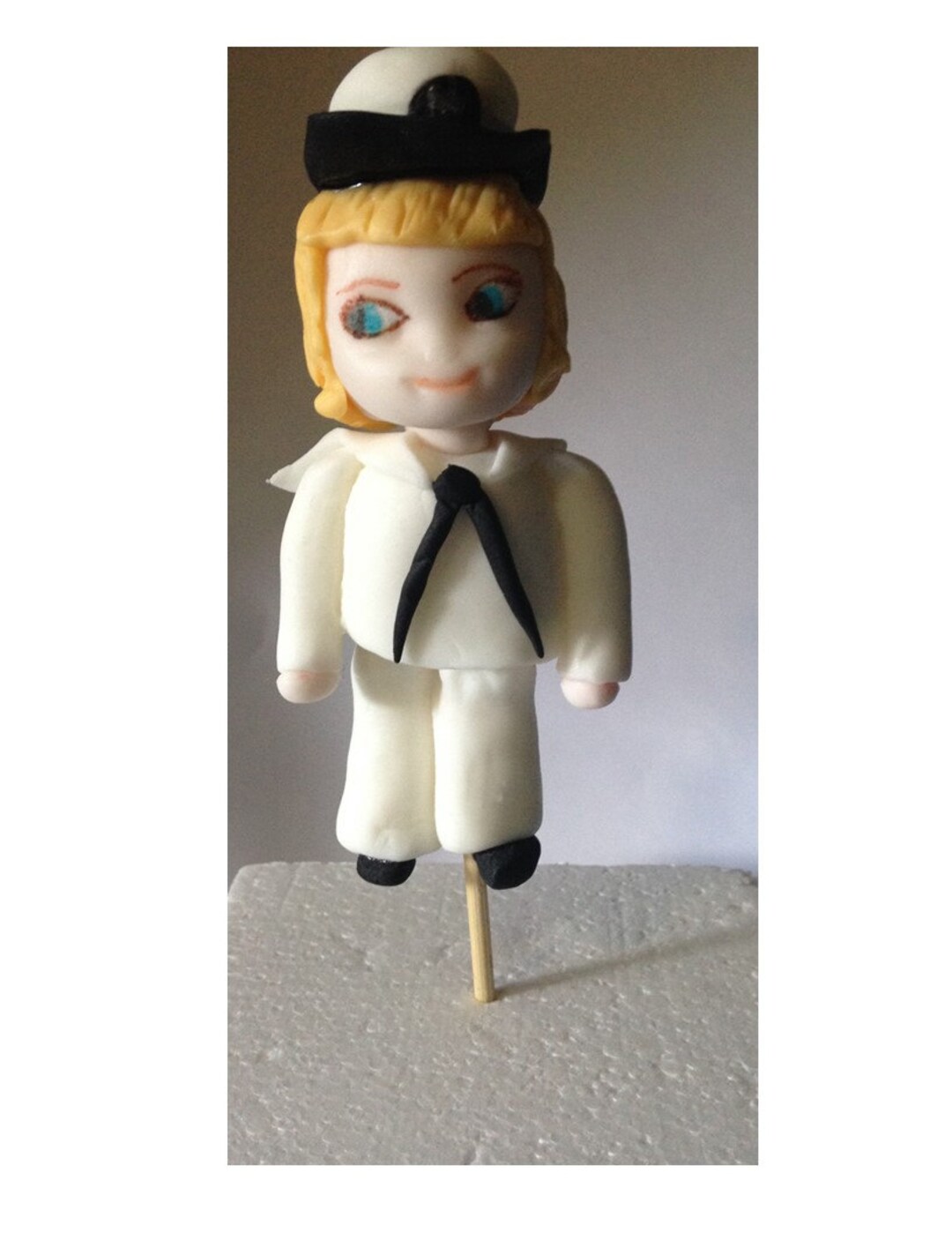 Hand Sculpted Edible Cake Toppers: Female Sailor in Dress Whites - Etsy