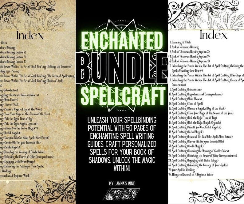 Enchantress's Spellcraft Secrets Awaken Your Inner Witch - Etsy