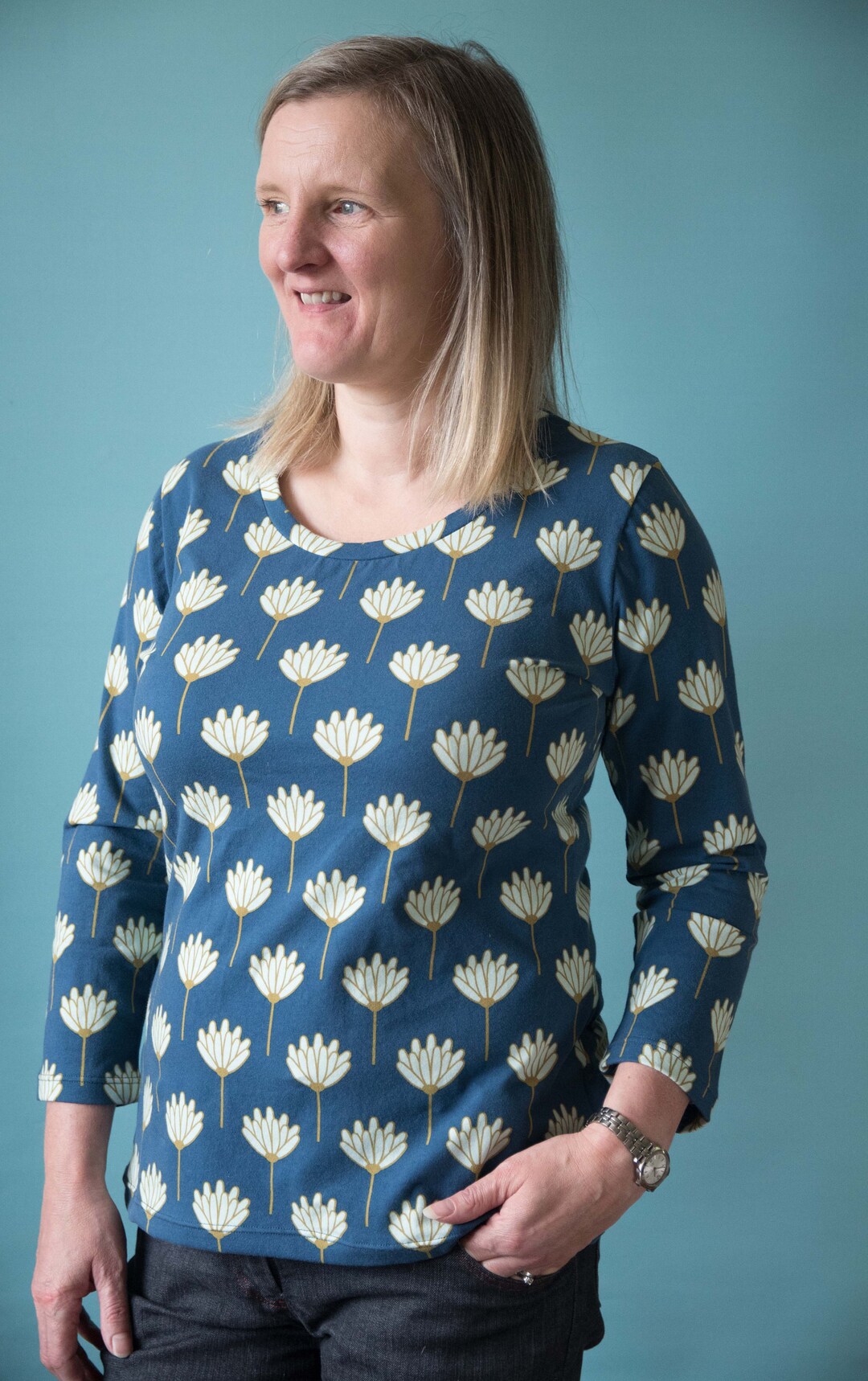 Sewing Pattern - Angie - Ladies Jersey Top- Sizes 8-20 - Pdf ...