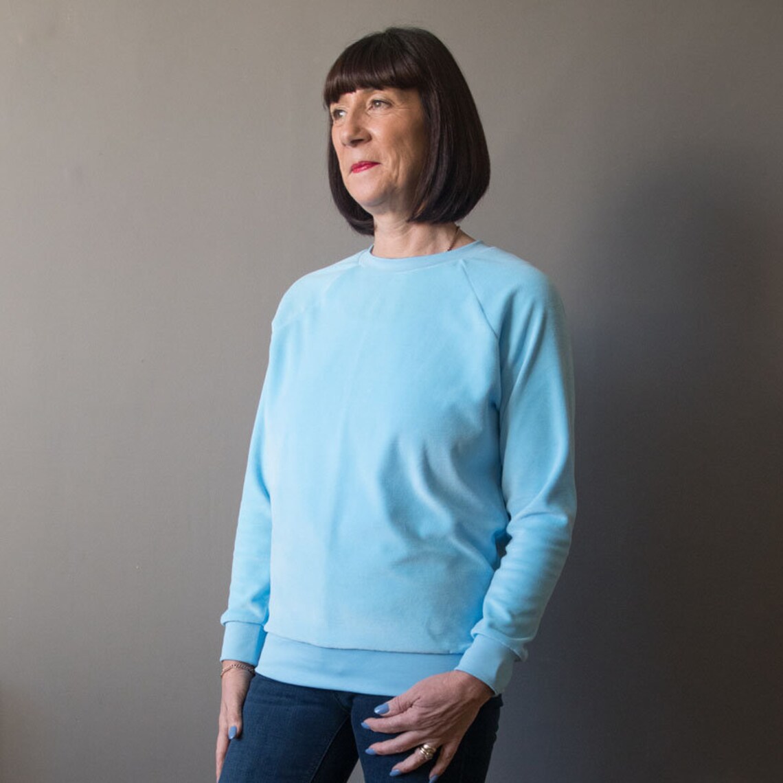 Sewing pattern Lynn Ladies sweatshirt sizes XS XXL | Etsy
