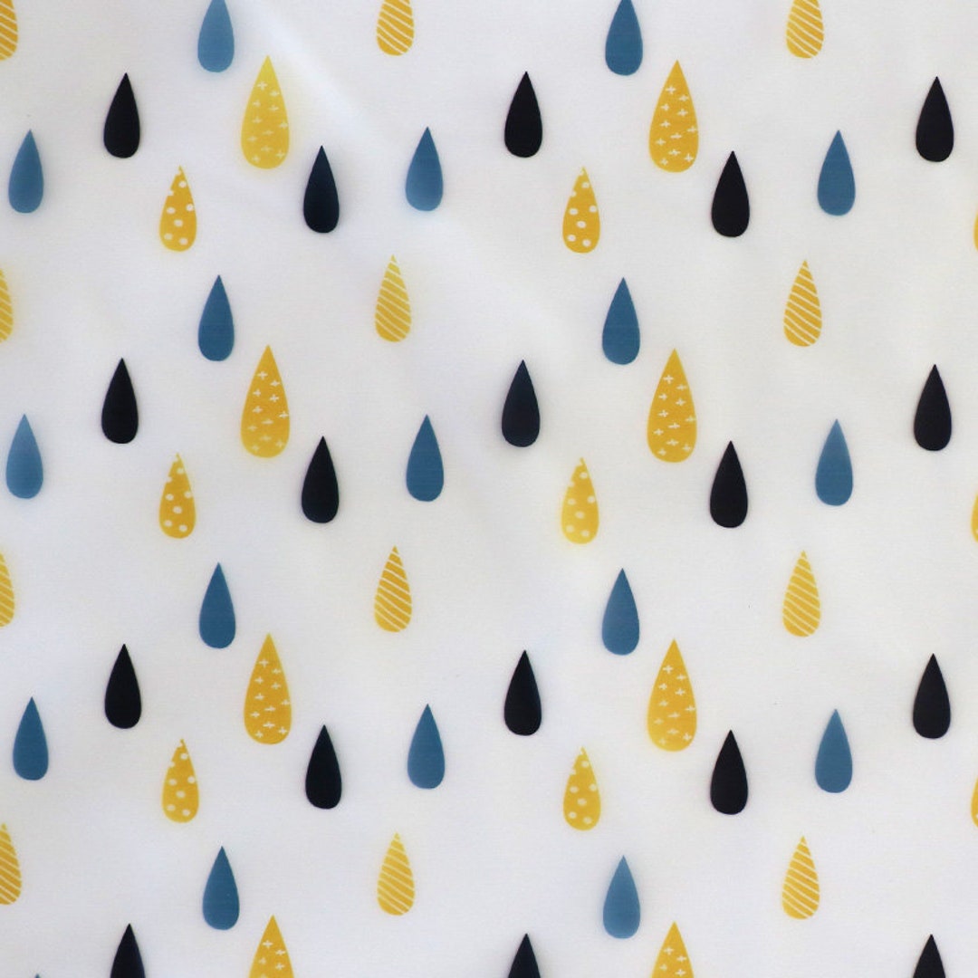 Fabric -transparent Rain Proof, Raindrop Fabric. - Etsy