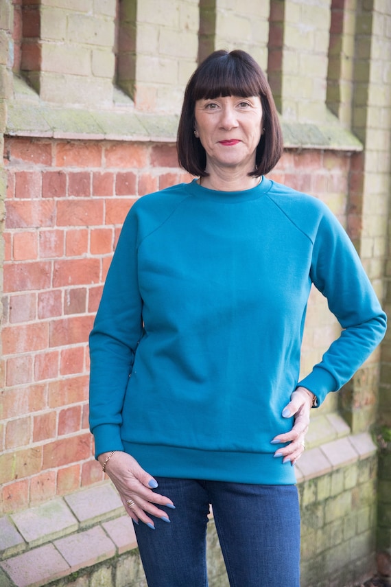 Sewing pattern Lynn Ladies sweatshirt sizes XS XXL | Etsy