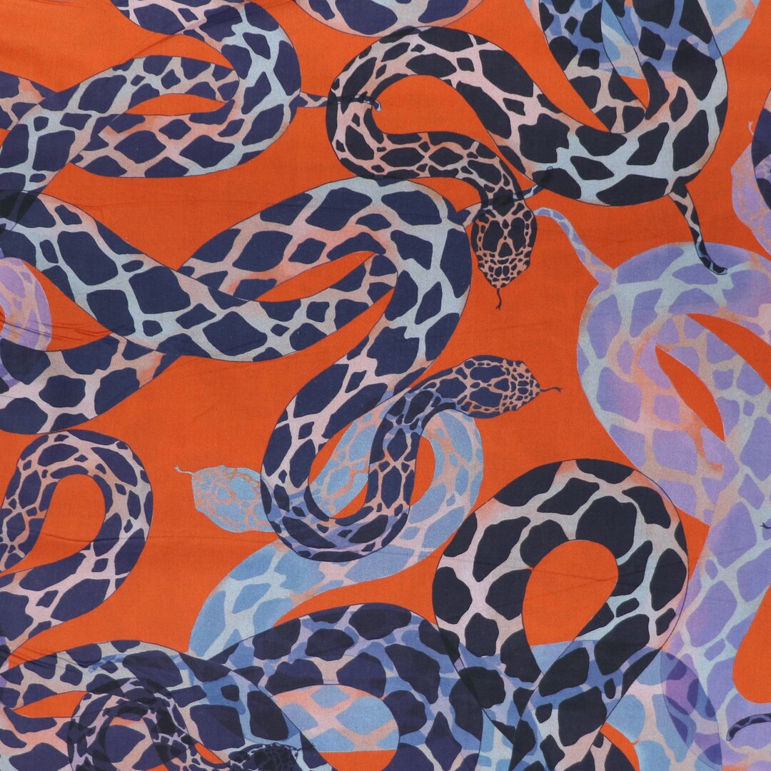 Exclusive Lady Mcelroy - Python Party - Cotton Lawn. - Etsy