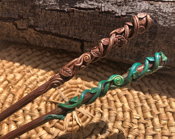 The Creeping Wand fairy Wand-wizard Witch Wand-nature Wand | Etsy