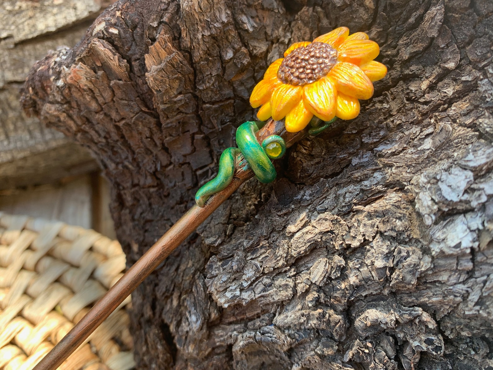 Sunflower Hair Stick-chinese Style Hair Stick-hair Pin-hair - Etsy