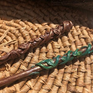 The Creeping Wand -fairy Wand-wizard Witch Wand-nature Wand - Etsy