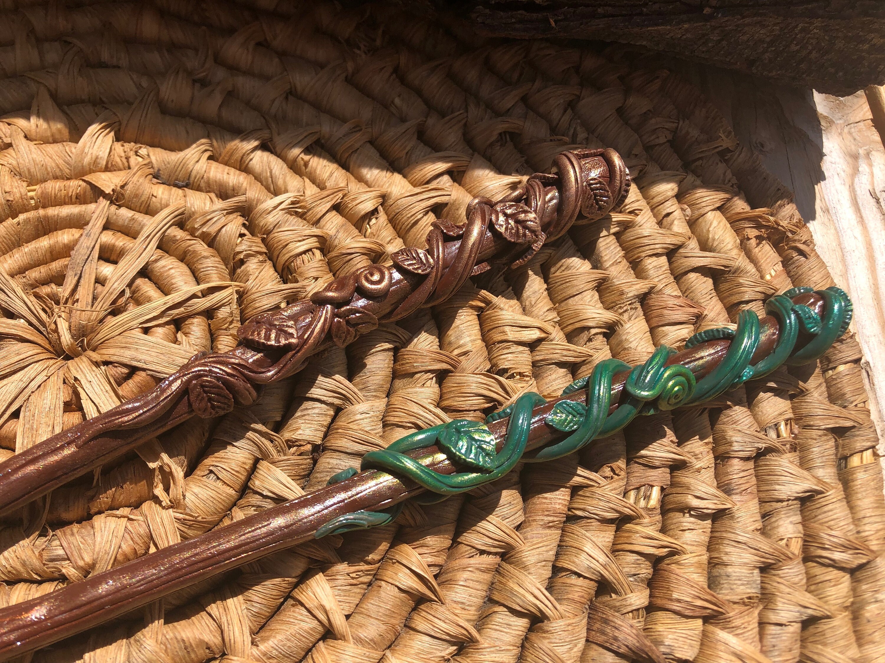 The Creeping Wand -fairy Wand-wizard Witch Wand-nature Wand - Etsy