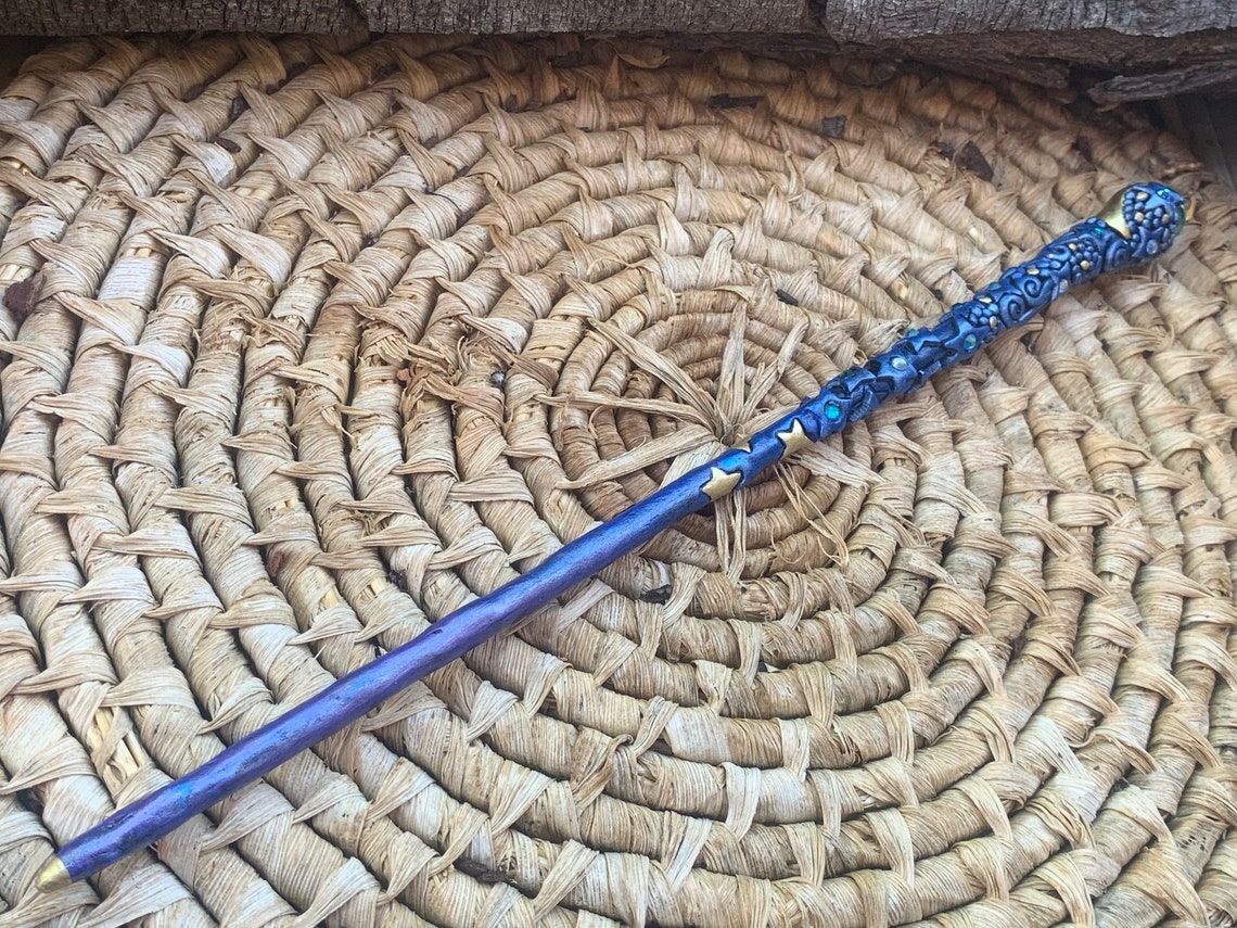 Merlins Wand Fairy wand-Wizard Witch wand-Nature Wand | Etsy