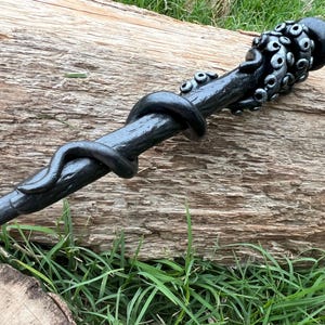The Tentacle Wand- Villain Cosplay-wizard Wand - Etsy
