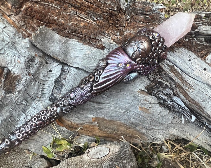 Sea Barnacle Wand -fairy Wand-wizard Witch Wand-nature Wand - Etsy